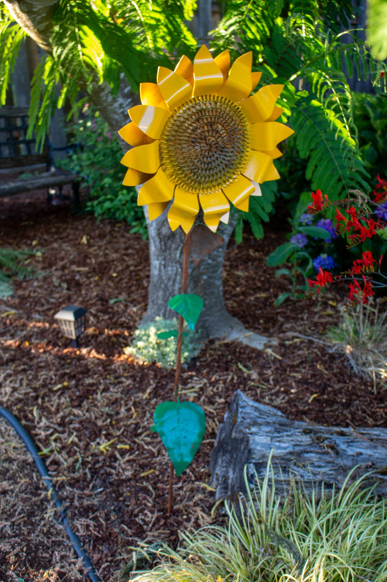 Large Sunflower Stake– Elegant Garden Design