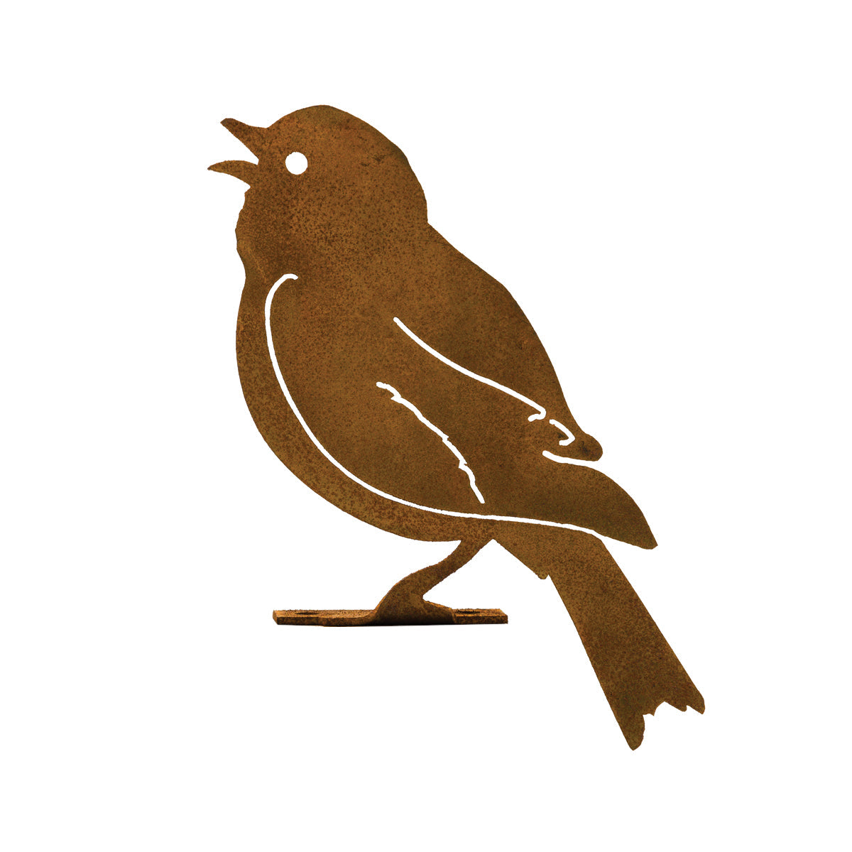 Painted Bunting Rusty Birds Decorative Metal Birds Elegant Garden painted-bunting-rusty-birds-decorative-metal-birds-elegant-garden