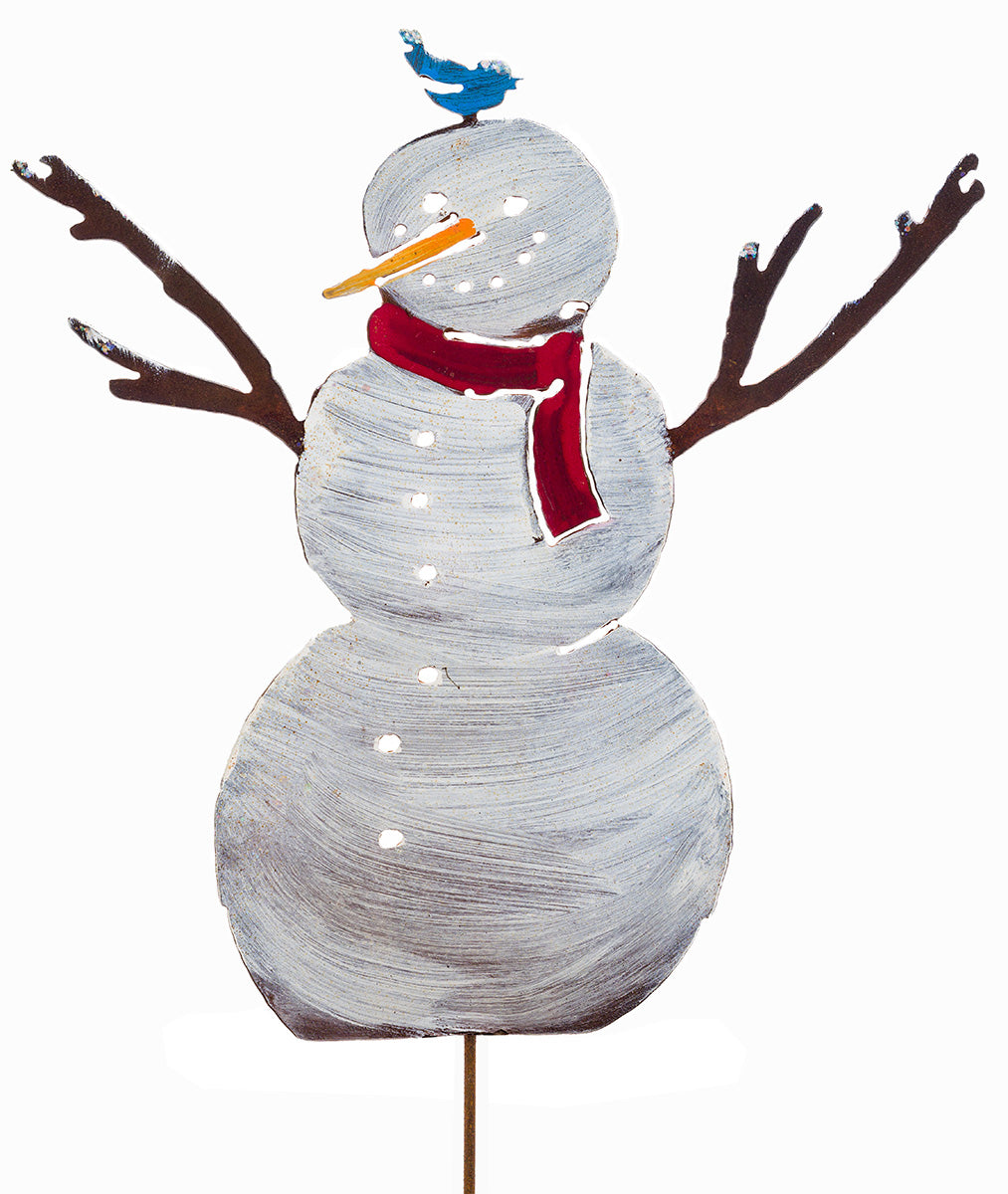 Snowman Pick– Elegant Garden Design