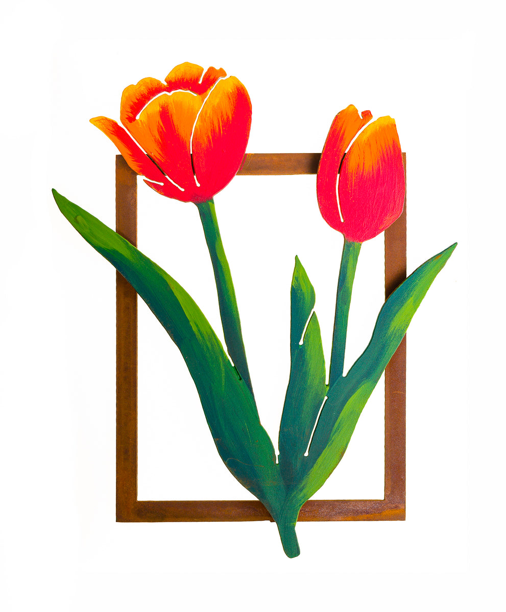 Double Tulip Frame– Elegant Garden Design